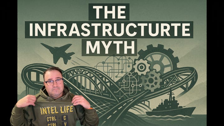 The Infrastructure Myth: Why Defunding the Military Backfires