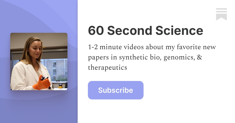 60 Second Science | Julia Bauman | Substack