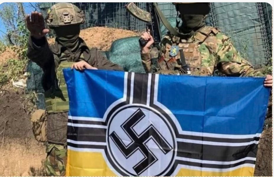 Nazis on parade during VE80 - David Vance Substack