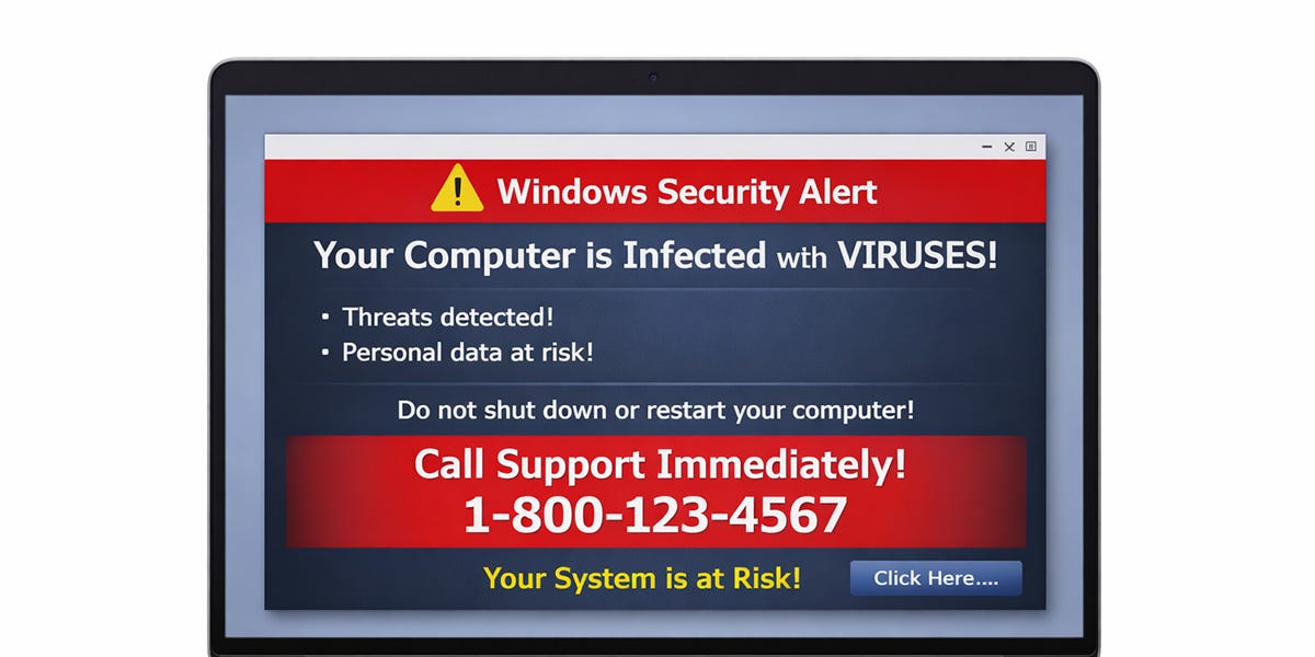 virus warnings