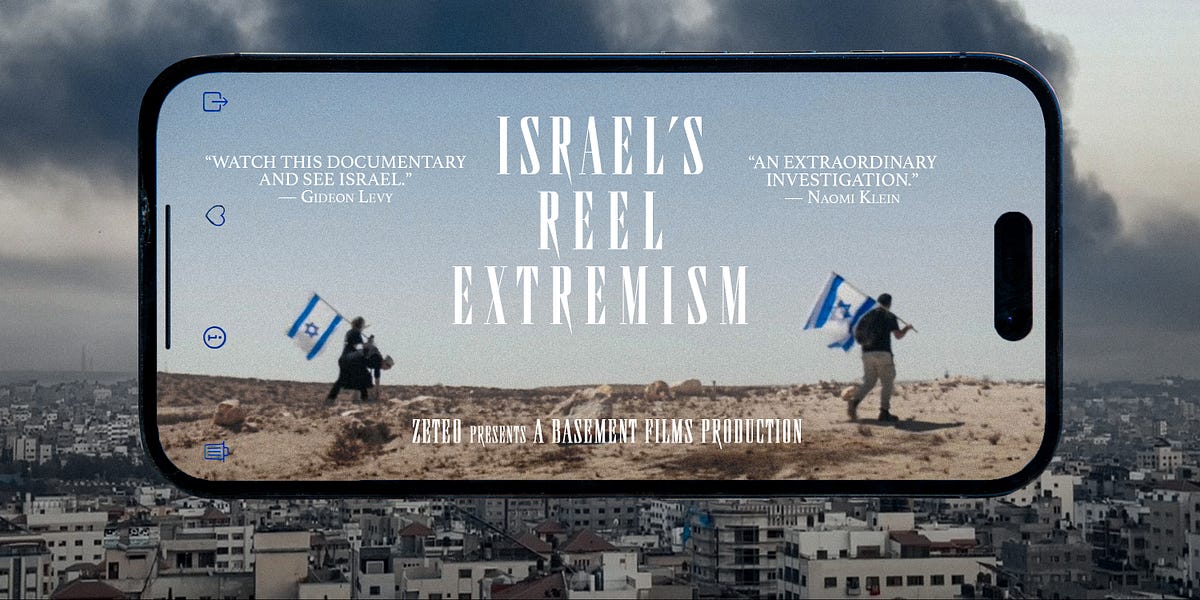 Ever See Our Shocking Film on Online Extremism in Israel?