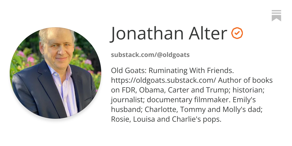 Jonathan Alter | Substack