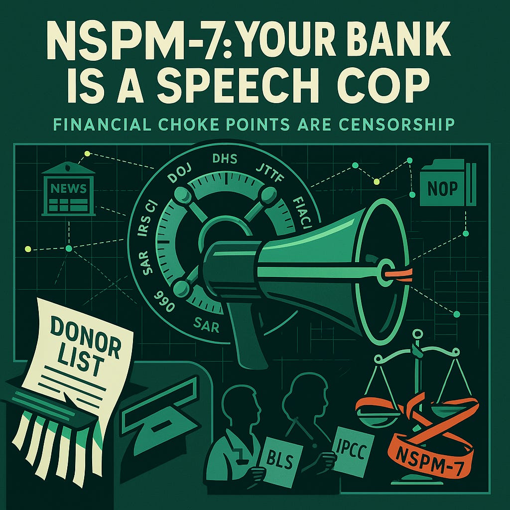 Why NSPM-7 Is a Blueprint for Weaponized Governance