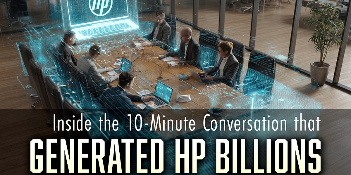 The 10-Minute Airport Conversation That Generated HP Billions