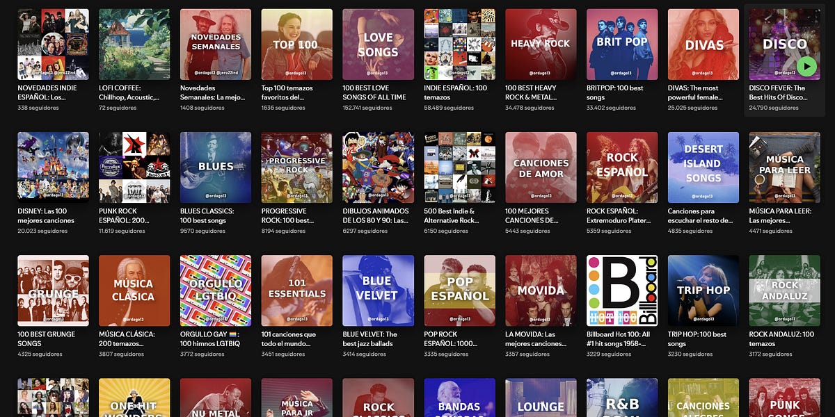 Las 200 mejores playlists de Spotify para cada momento y estilo musical