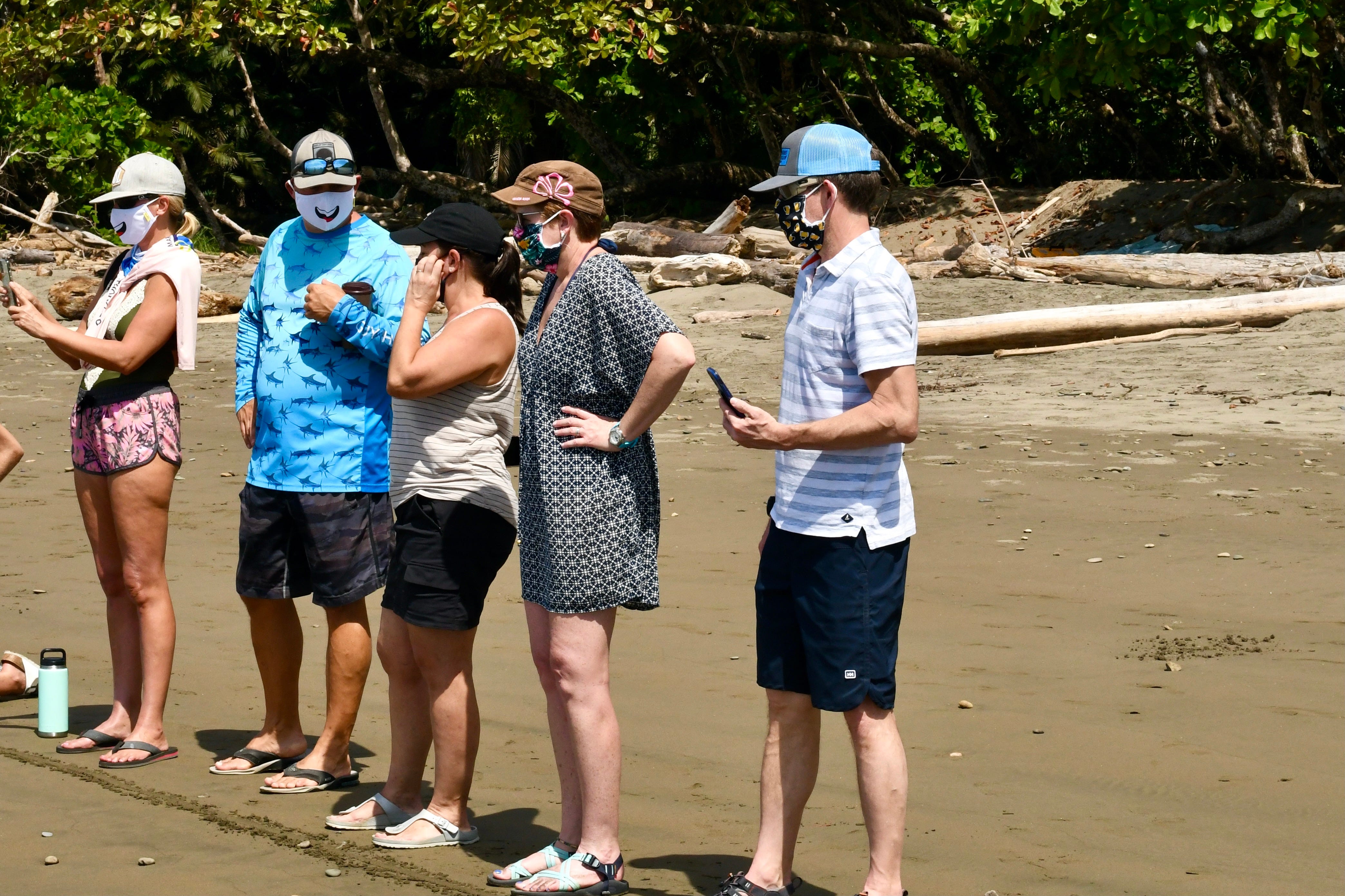 Baby sea turtle release in Costa Rica - by Marlo Leaman