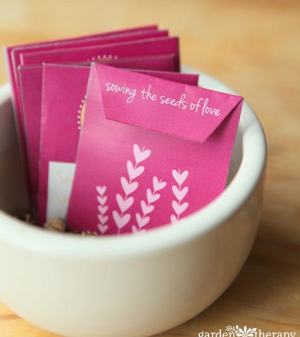 Printable Seed Envelopes