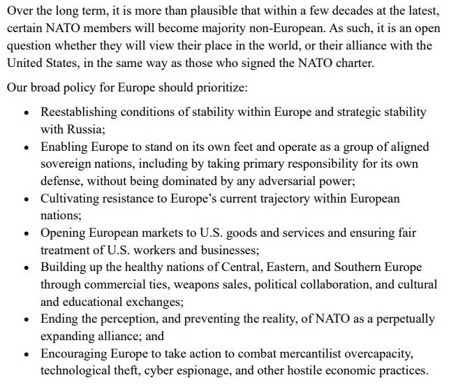 The New US National Security Strategy