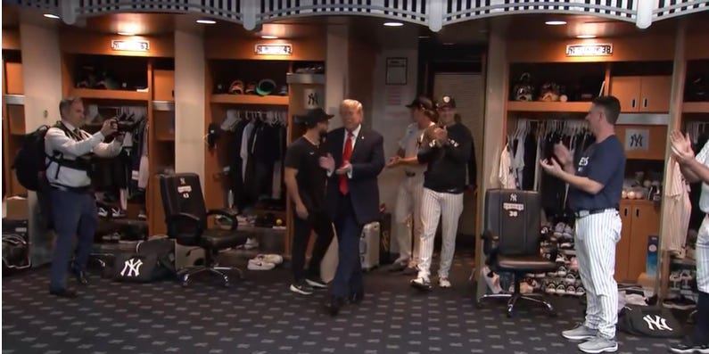 President Trump attends New York Yankees game to mark 9/11 anniversary