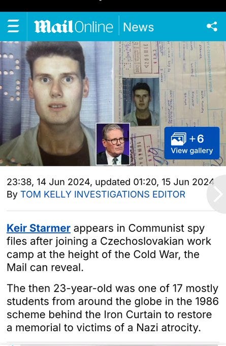 TYRANNY IN BRITAIN UNDER STARMER - by Robin Westenra