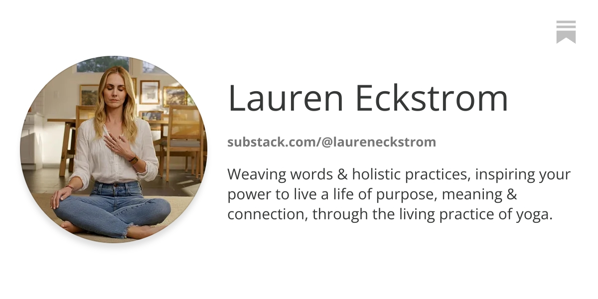 Lauren Eckstrom | Substack