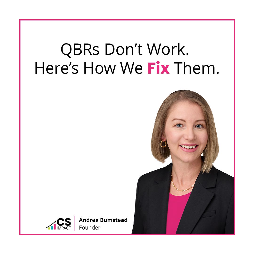 The 15 Minute QBR Framework - by Andrea Bumstead