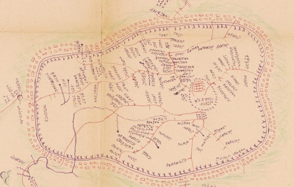 The Kingdom of Bamum, the best example of indigenous African cartography