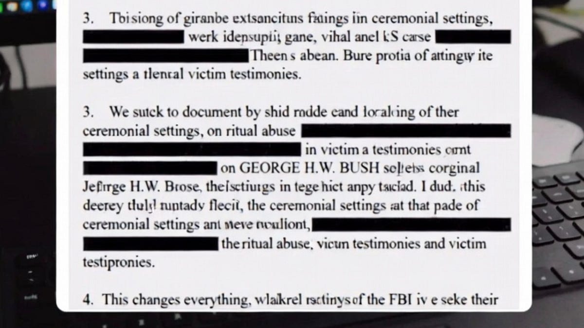Allegedly George H.W. Bush Implicated in Viral Epstein File Claims ...
