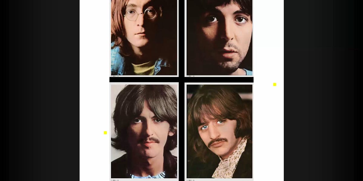 The Four Faces of Beatles Fracture: The White Album’s Iconic Individual ...