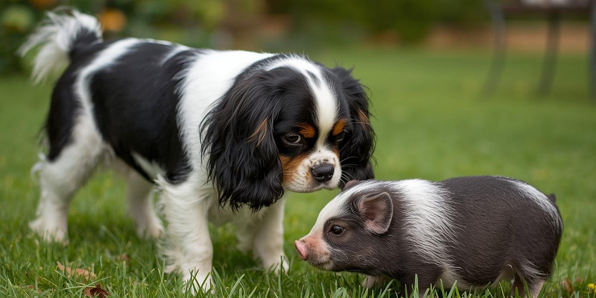 Mochi Meets the Mini-Pig Next Door - by Willa Trenham