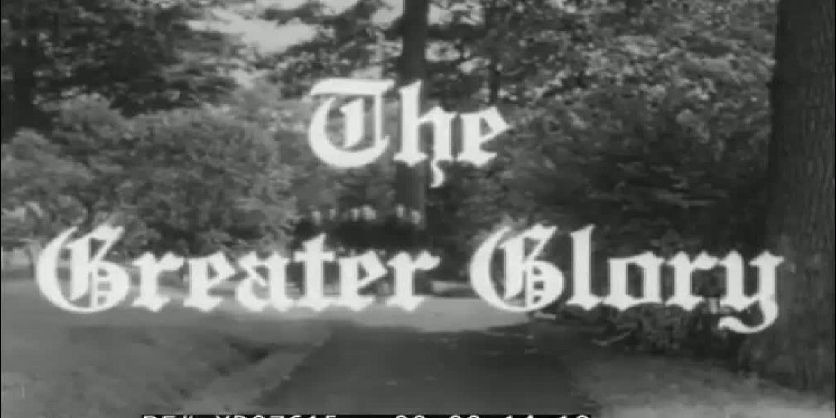 "THE GREATER GLORY" - 1950s JESUIT ORDER CATHOLIC PRIEST RECRUITING FILM