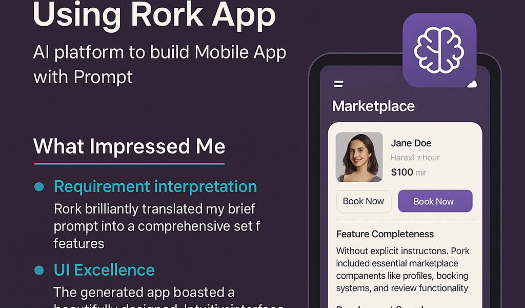Rork - Build Mobile App with Prompt - by Akhil