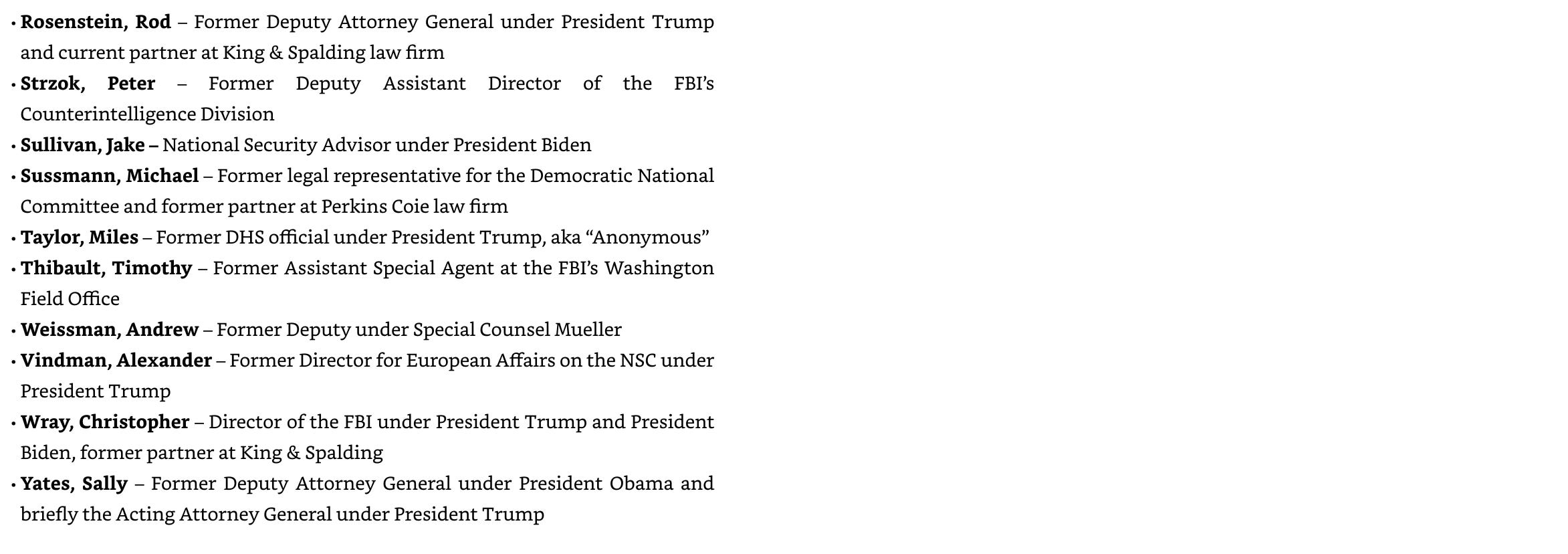 Kash Patel’s Enemies List - by Gabe Fleisher