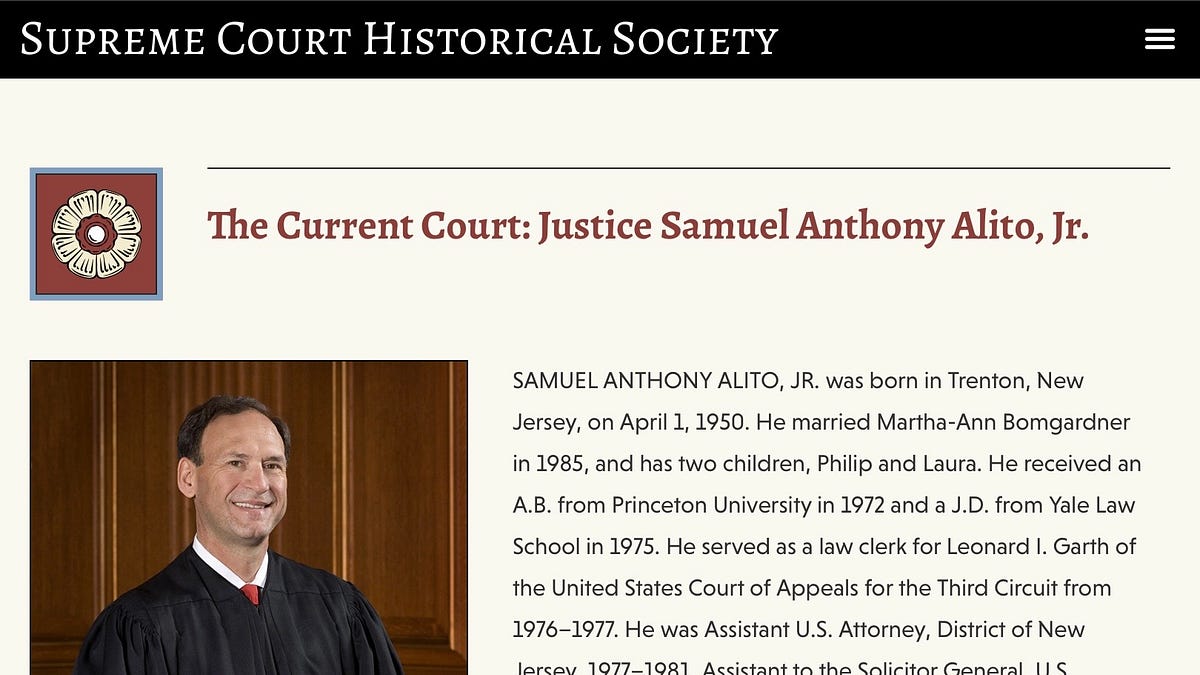 IS SUPREME COURT JUSTICE SAMUEL ALITO THE MAN TO RELEASE NEW JERSEY ...