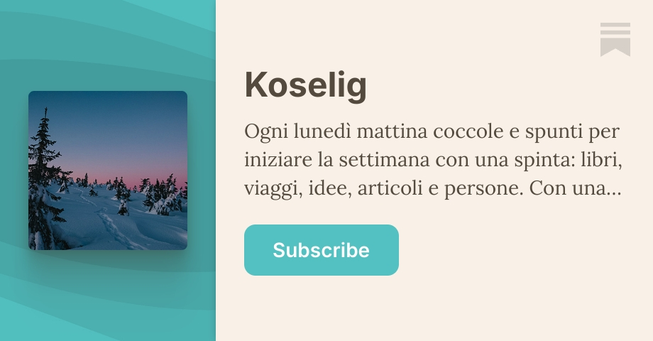 Koselig | Mafe de Baggis | Substack