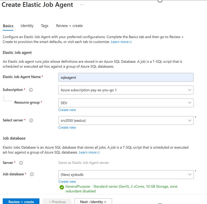 Elastic Jobs in Azure SQL Database - mahesh madhu