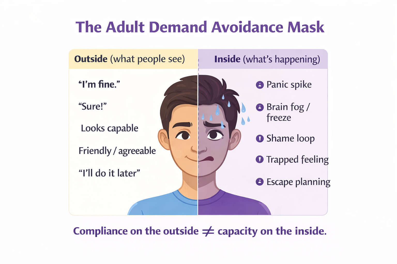 Demand Avoidance in AuDHD Adults: Why “Just Do It” Backfires