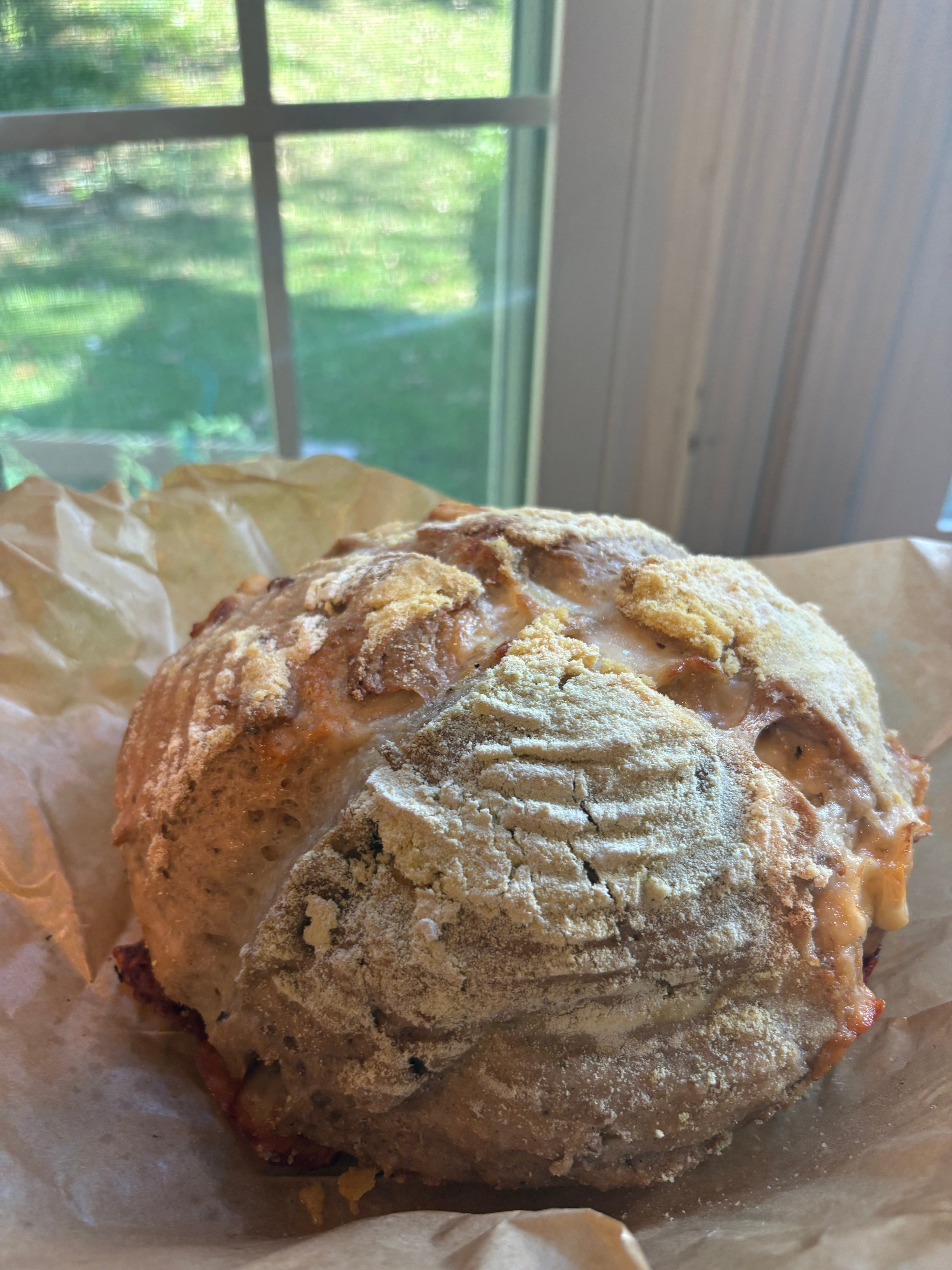 Rosemary Manchego Hearth Bread - by Rachel Ciordas