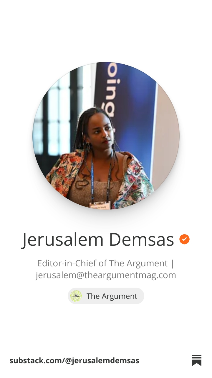 Jerusalem Demsas | Substack