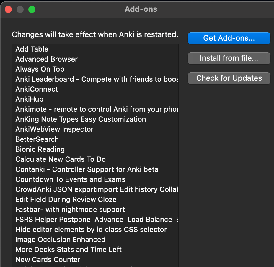 My recommended Anki add ons - by Dhruv Gore - Incremental