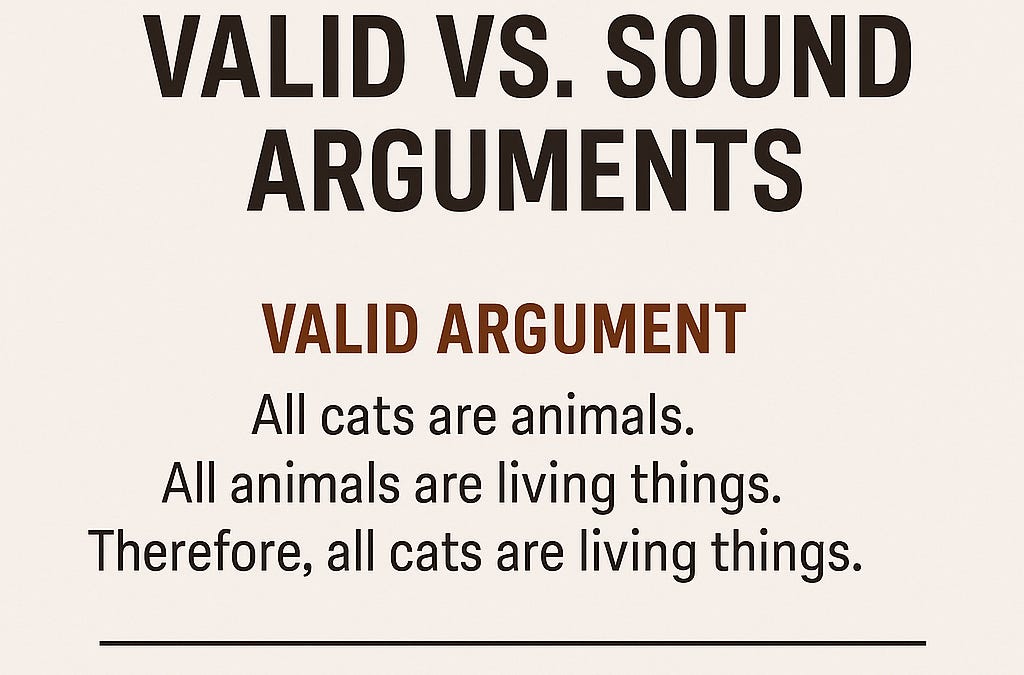 Understanding the Difference Between Valid and Sound Arguments