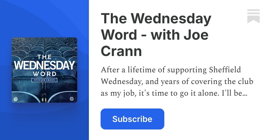 The Wednesday Word - with Joe Crann | Substack