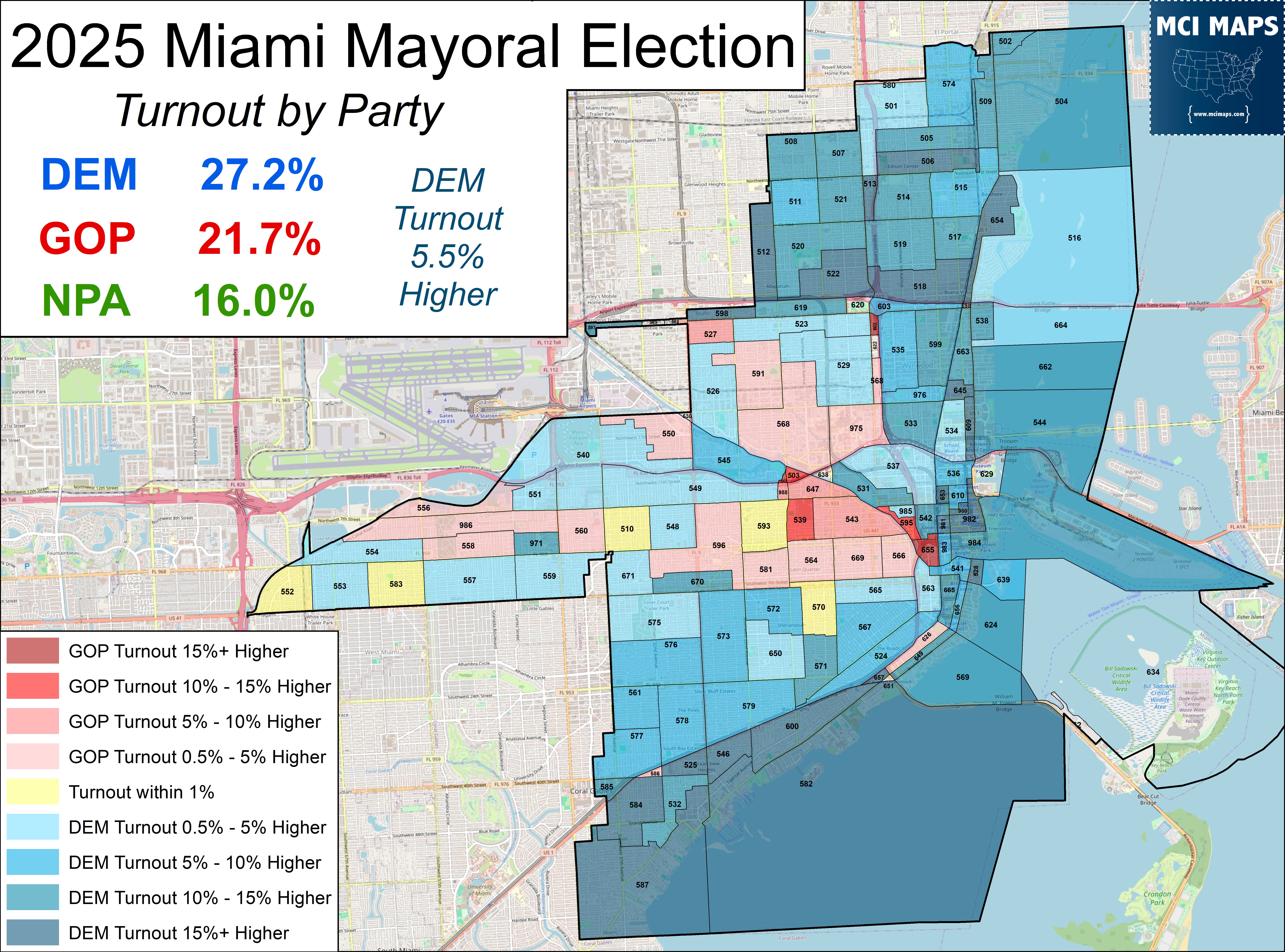 Issue #263: A More Detailed Look at Miami Mayor Turnout