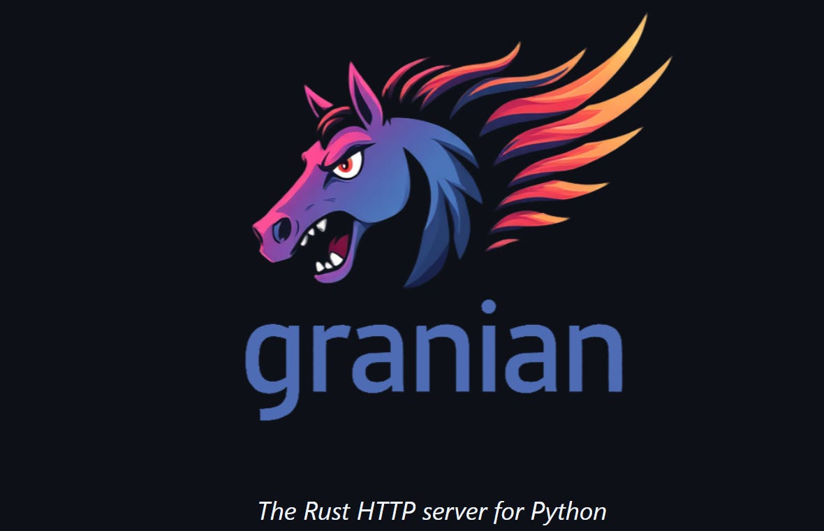 Granian: Rust-Powered Python HTTP Server with 2X+ Performance Boost!