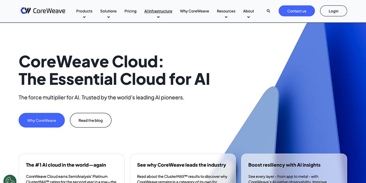 CoreWeave: The GPU Cloud Backbone of the Agentic Economy