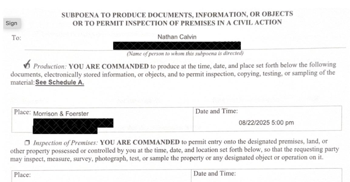 OpenAI’s Subpoena Drama: Big Tech, Legal Tactics, and California’s AI ...