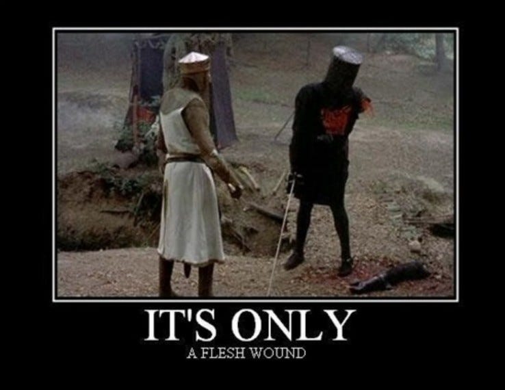 Flesh Wound - by J Garrett - Objectivity is the Objective