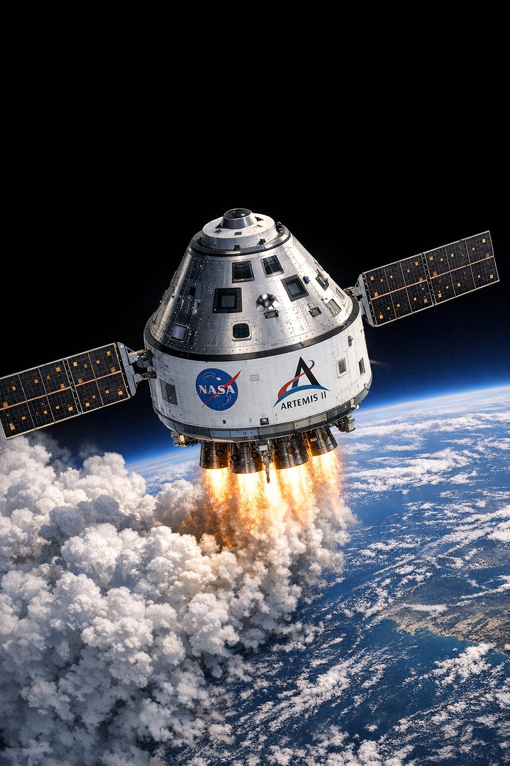 Artemis II - Orion Crew Module (CM) - by Theodorus HAN.ES