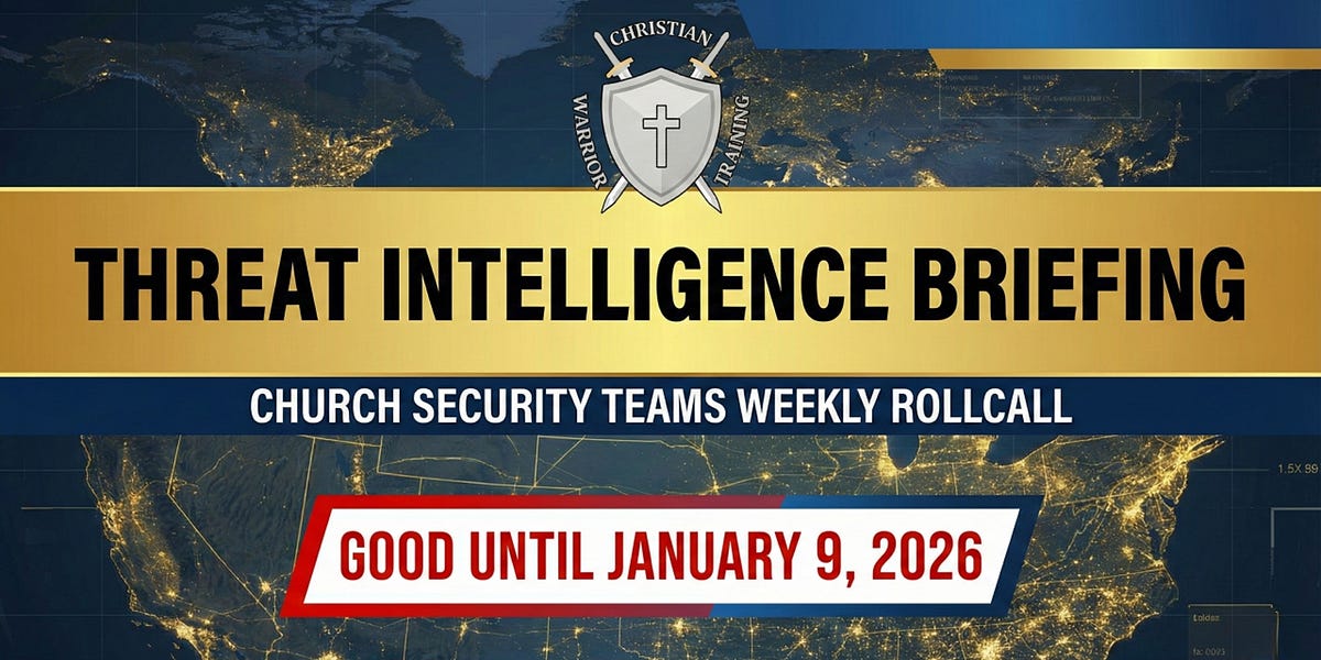 Weekly Intelligence Outlook and Roll Call Briefing