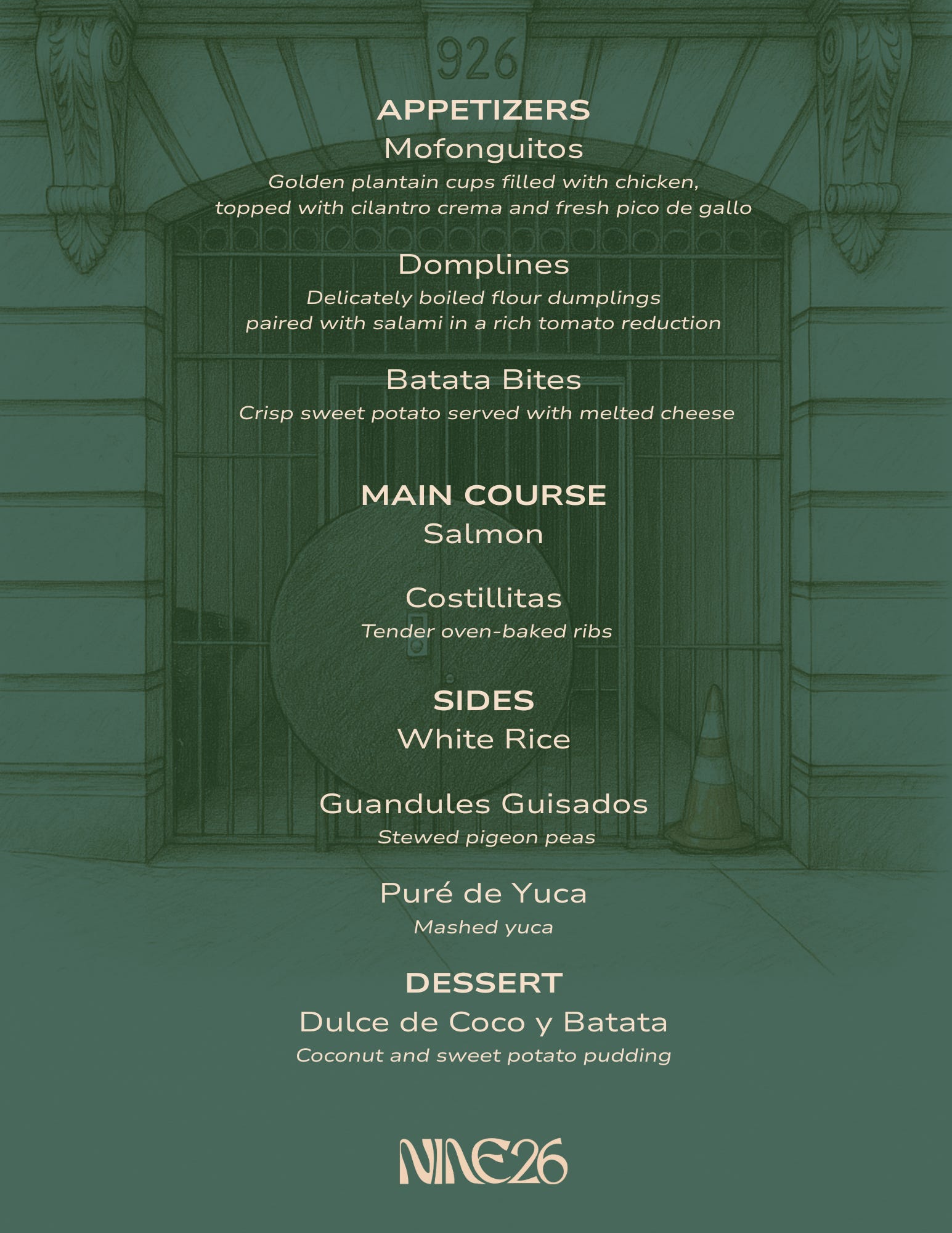 You're Invited: February Dinner - by Nine26 Supper Club