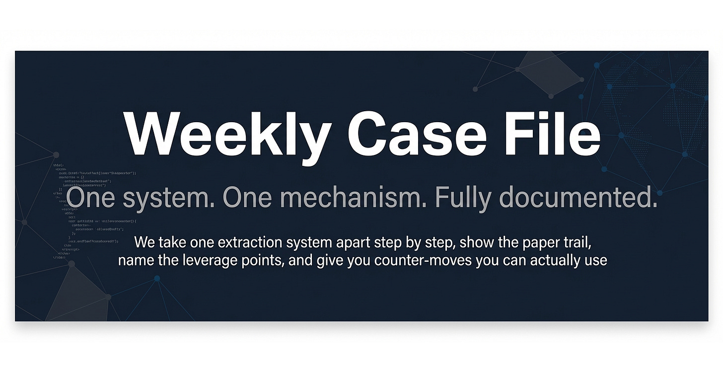 Case File 003: The January 22 maneuver that will stunt transparency