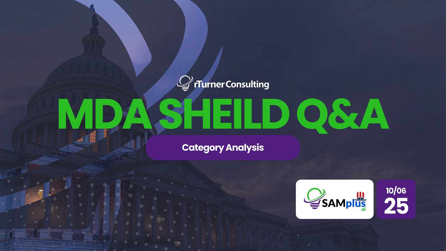 MDA SHIELD Q&A Analysis - by Robert Turner