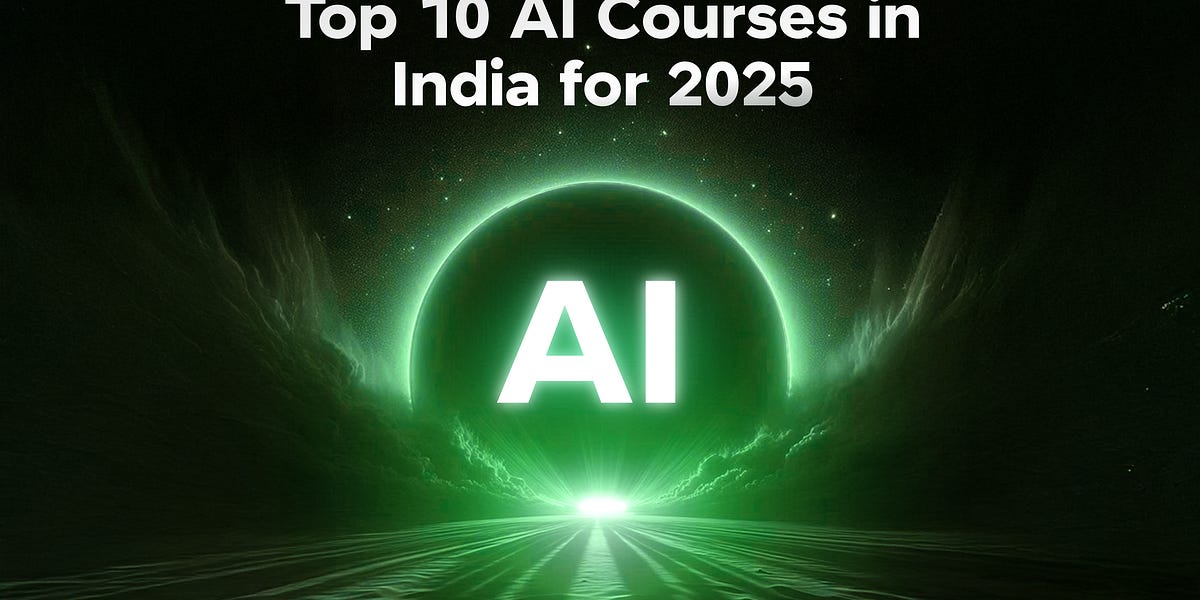 GUVI Weekly Chronicle: Top 10 AI Courses in India for 2025
