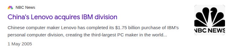 How Lenovo took over IBM to become the world’s largest PC maker?
