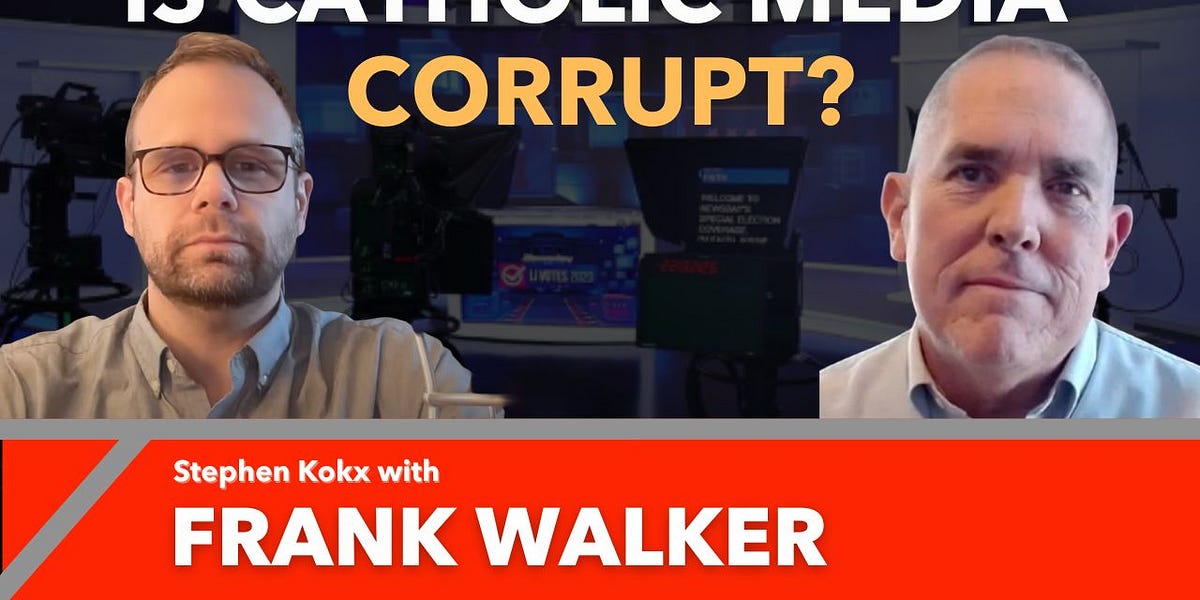 Is Catholic Media Corrupt? Canon212 Founder Frank Walker