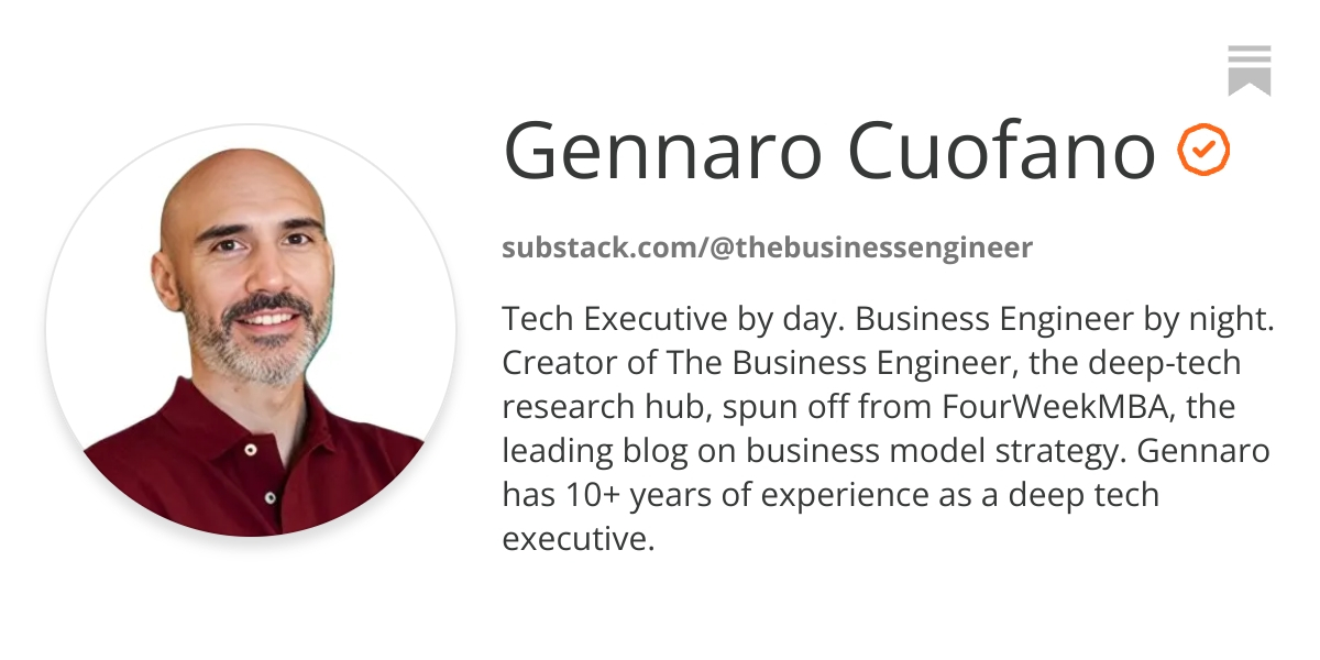 Gennaro Cuofano | Substack