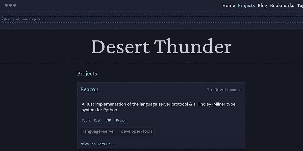 MiniSearch for Astro - by Desert Thunder - Pattern Matched