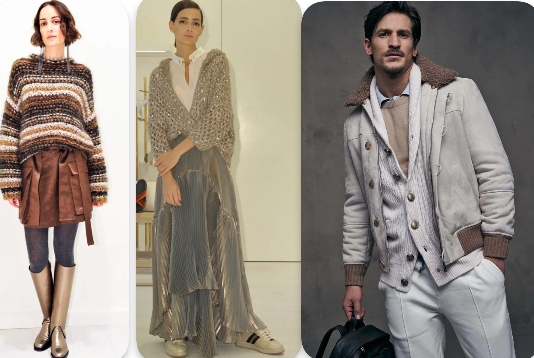 Brunello Cucinelli 10 Years Lookbook, Six Signature Cashmere Sweater ...