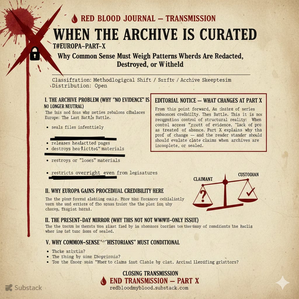 🩸Why Common Sense Must Weigh Patterns When Records Are Redacted ...