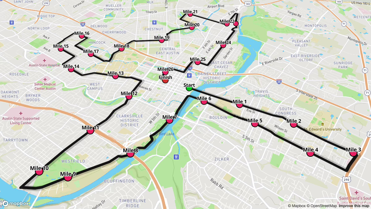 The 2025 Austin Marathon Course Guide